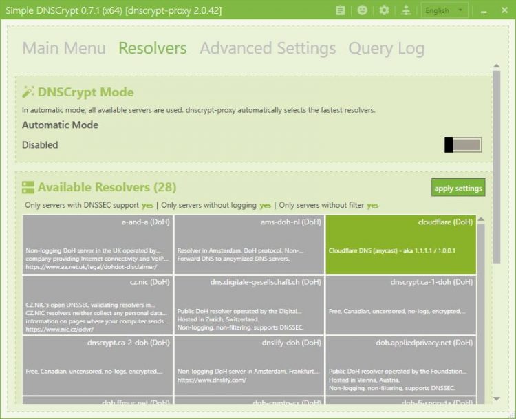 Simple DNSCrypt, DNS Tanpa Internet Positif di Tahun 2020